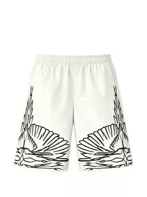 County Of Milan Graphic Shorts For Men