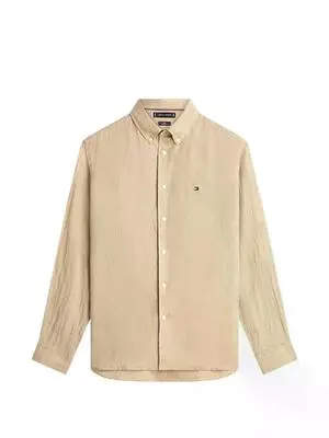 Tommy Hilfiger Logo-embroidered Shirt - Neutrals