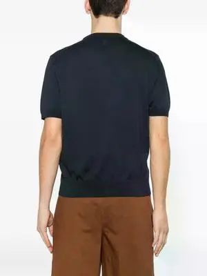 Canali Textured Short-sleeve T-shirt