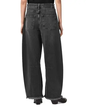 ALLSAINTS High-rise Barrel Leg Cropped Jeans