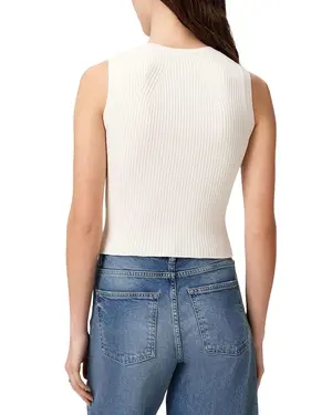 ALLSAINTS Cruz Zip Waistcoat - Chalk White