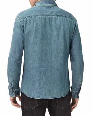 ALLSAINTS Gleason Denim Shirt - Light Indigo