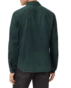 ALLSAINTS Gleason Denim Shirt - Phantom Blue