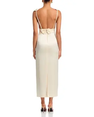 AYA MUSE Lumen Bow Trim Dress