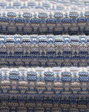 WAX LONDON Naples Stripe Polo Shirt - Light Blue