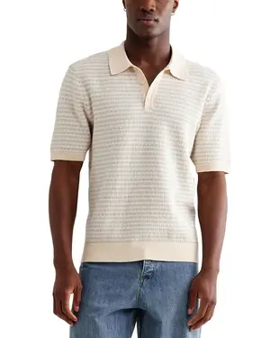 WAX LONDON Naples Stripe Polo Shirt