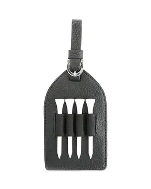 ROYCE NEW YORK Golf Tee Holder Bag Tag - Black