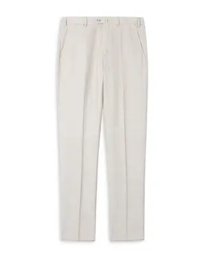 Emporio Armani Wool, Silk & Linen Flat Front Trousers