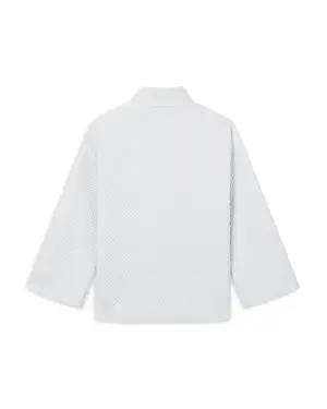 Emporio Armani Geometric Quilted Peacoat