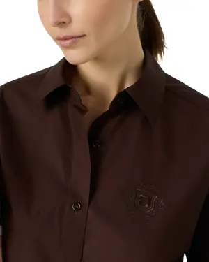 Gerard Darel Chrina Embroidered Shirt - Brown