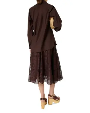 Gerard Darel Chrina Embroidered Shirt - Brown
