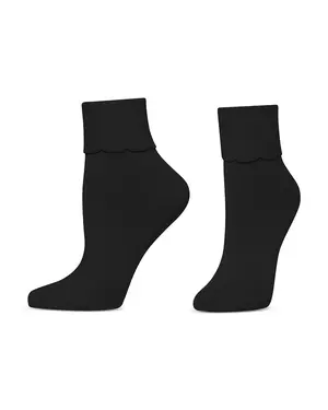 Hue Tulip Border Anklet Socks