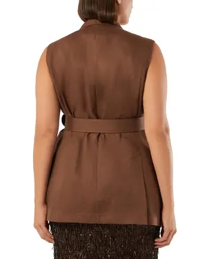 Marina Rinaldi Mrnorli Sleeveless Blazer