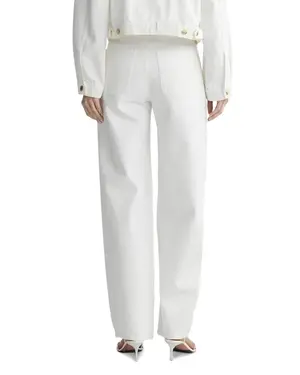 DL1961 Miro High Rise Barrel Jeans - White Foundry