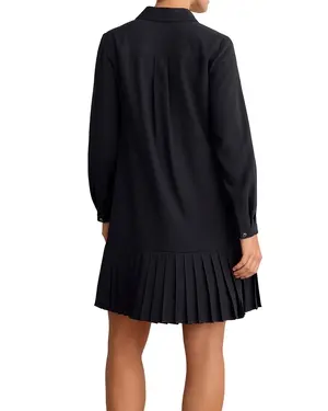 HOBBS LONDON Tina Pleated Hem Dress