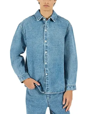 KROST Oversized Denim Shirt - Medium Wash