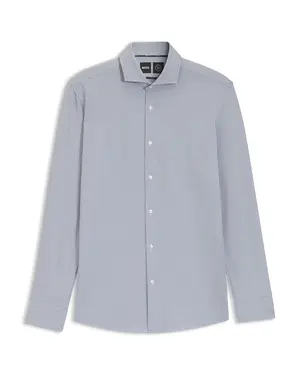 BOSS Hank Spread Collar Slim Fit Dress Shirt