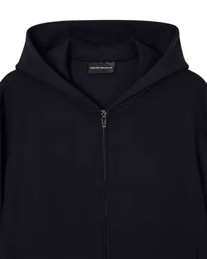 Emporio Armani Travel Essentials Interlock Zip Up Sweatshirt