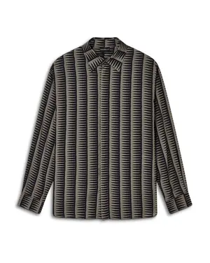 Emporio Armani Lyocell & Viscose Blend Shirt
