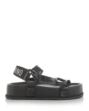 Moschino Strappy Platform Sandals