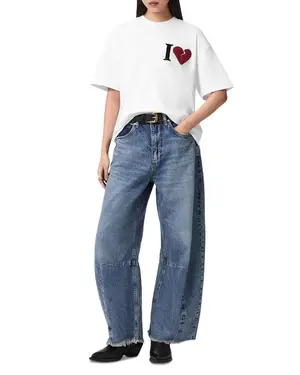 ALLSAINTS Heart Etta Tee - Optic White