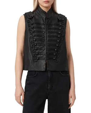 ALLSAINTS Rummy Leather Vest