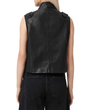 ALLSAINTS Rummy Leather Vest
