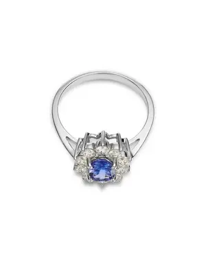 Bloomingdale'S Diamond And Tanzanite Ring