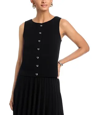 Lafayette 148 New York Button Detailed Vests For Women