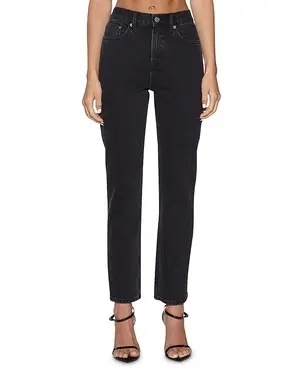 Ksubi Pinup High-rise Straight Jeans - Black
