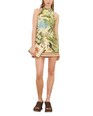 ALEMAIS Toucan Mini Dress