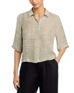 Eileen Fisher Classic Collar Shirts For Women