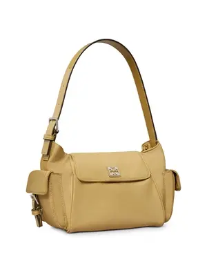 Tory Burch Virginia Pocket Shoulder Bag - Wheat