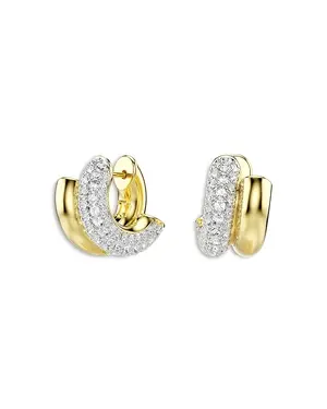 SWAROVSKI Dextera Crystal Hoop Earrings - Gold