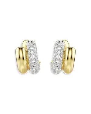 SWAROVSKI Dextera Crystal Hoop Earrings - Gold