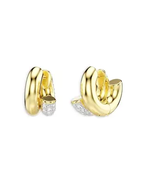 SWAROVSKI Dextera Crystal Hoop Earrings - Gold