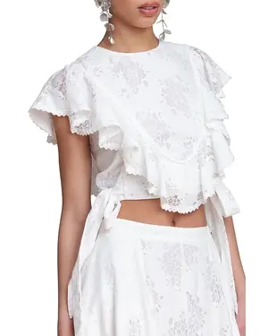 Avec Les Filles Frill Tops
