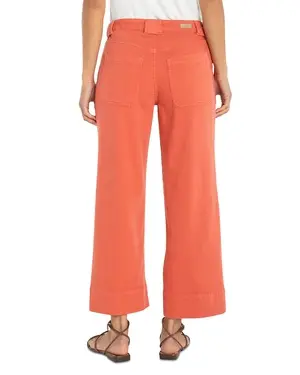 LIVERPOOL Stride Mid Rise Cargo Wide Jeans