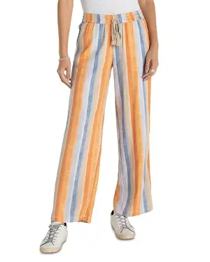 LIVERPOOL Striped Drawstring Pants