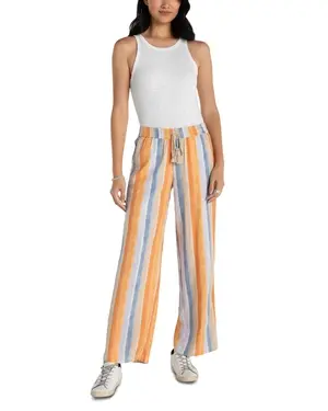 LIVERPOOL Striped Drawstring Pants