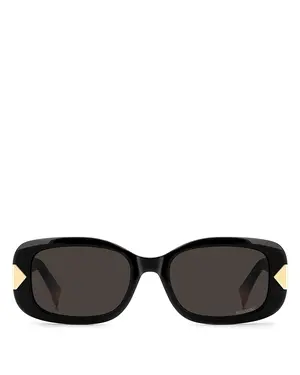Missoni Rectangular Sunglasses, 52mm - Black