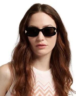 Missoni Rectangular Sunglasses, 52mm - Black