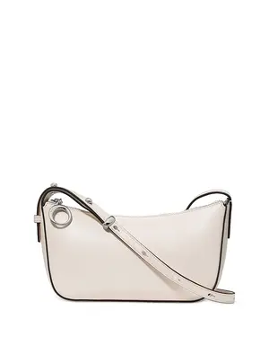Cream Leather Cross Body Bags