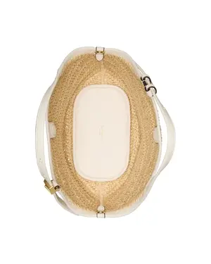 Kate Spade New York Deco Small Straw Tulip Tote