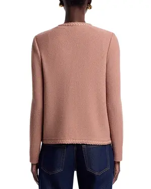 Misook Soft Knit Jacket - Charmeuse