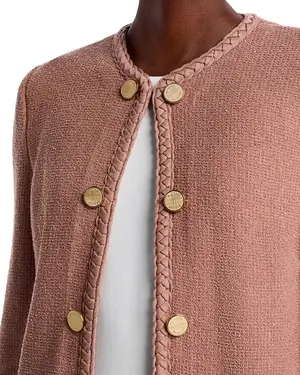 Misook Soft Knit Jacket - Charmeuse