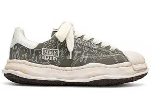 Mihara Yasuhiro Blakey Og Sole Low Printed Sneakers - Green