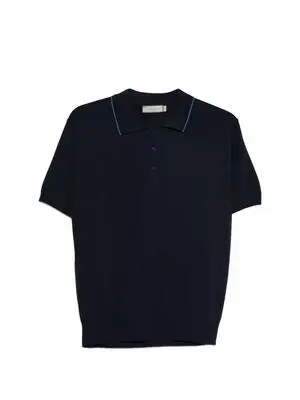 Canali Piped Polo Shirt