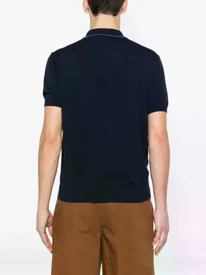 Canali Piped Polo Shirt