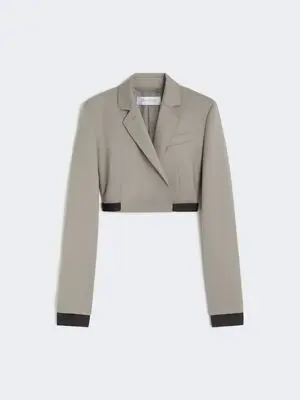 Max Mara Slim-fit Jacket In Wool, Mohair And Silk